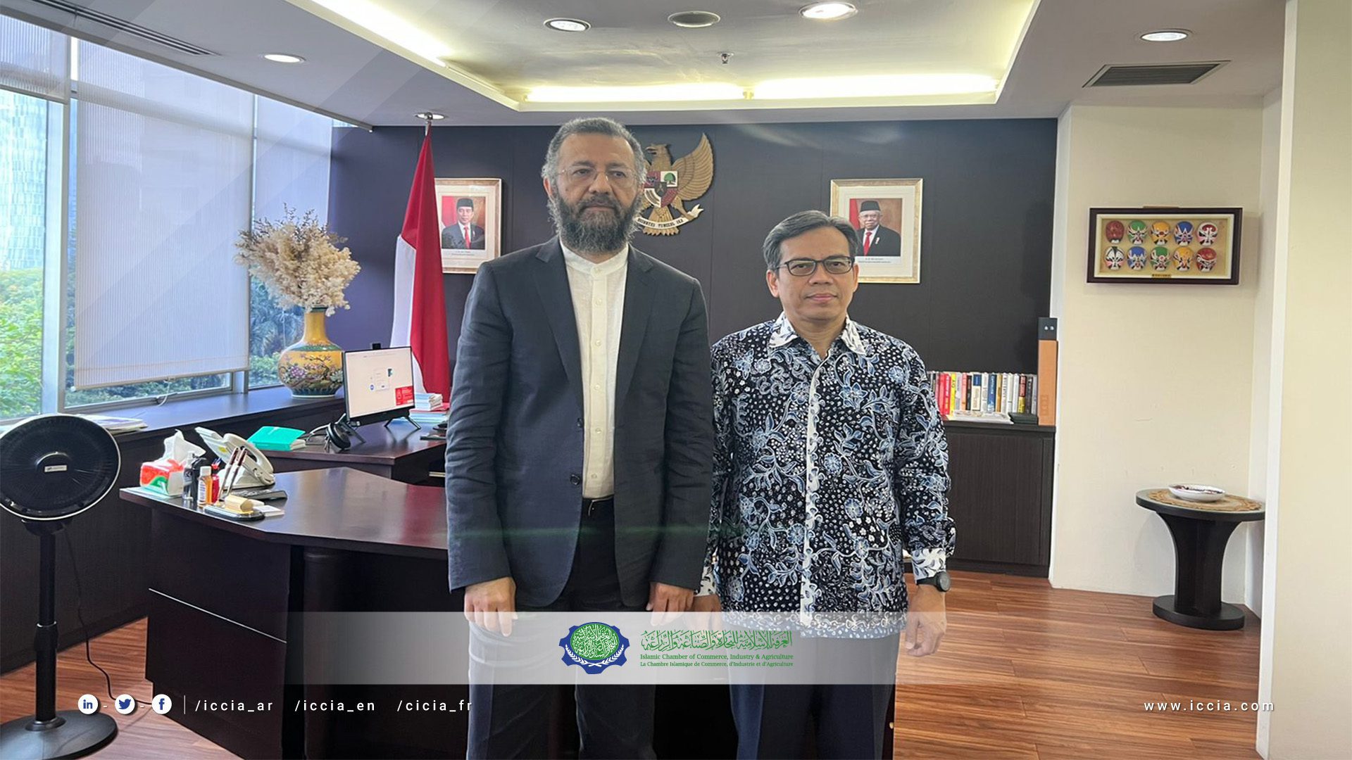 ICCD Secretary General met with the Indonesian Deputy Minister for Investment Promotion ...